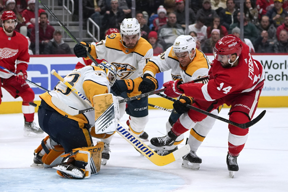 Detroit Red Wings lose 5-2 Tuesday to Nashville | News, Sports, Jobs ...